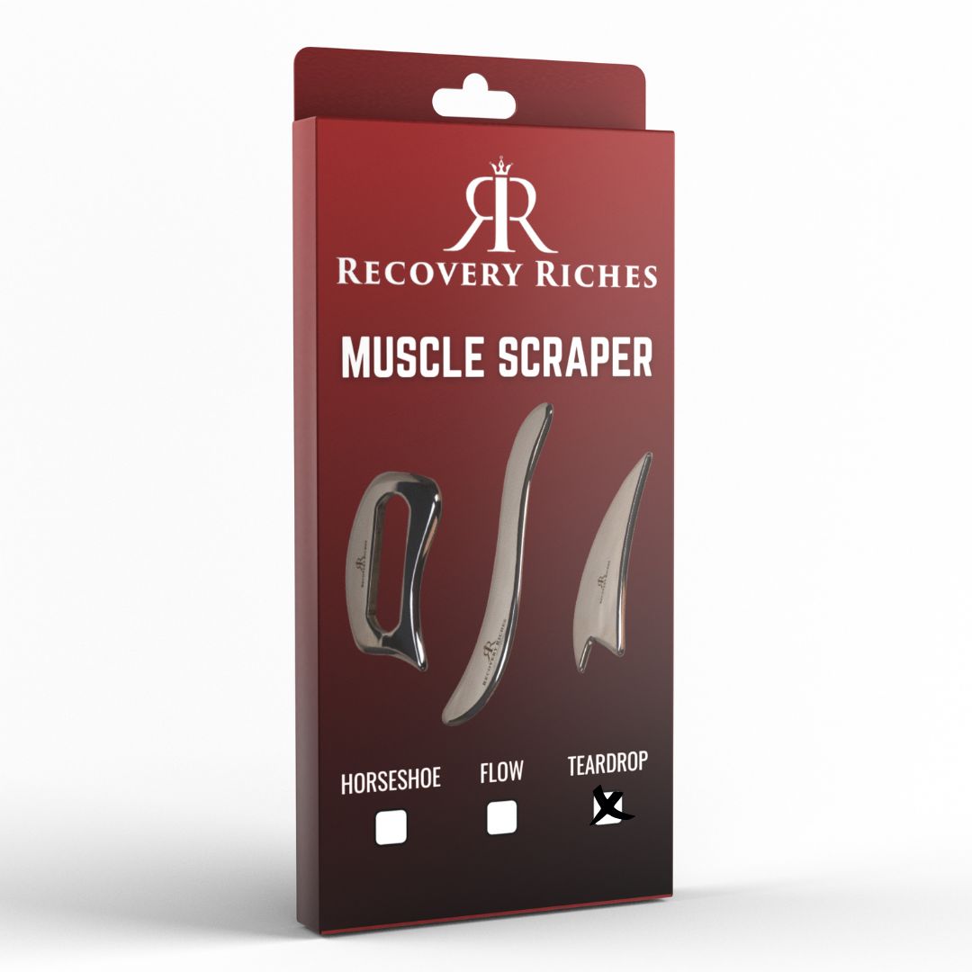 Teardrop Muscle Scraper | IASTM Guasha Tool | Recovery Riches